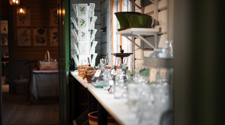 Butiken på Gunnebo Slott och Trädgårdar