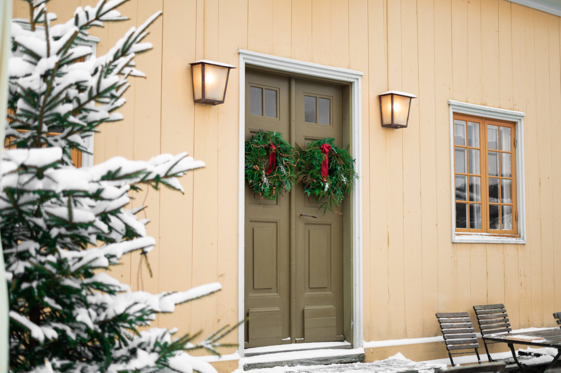 Jul på Gunnebo Slott och Trädgårdar